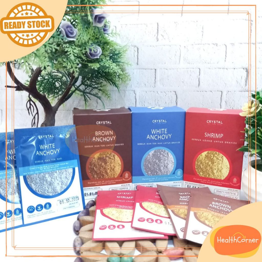 Jual Crystal of the Sea Seasoning Powder 4gr Sachet - Bumbu Kaldu Bubuk ...