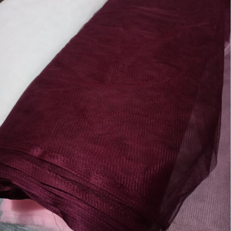 Jual KAIN TILE HALUS LEMBUT | SOFT TILE | KAIN TULE POLOS HALUS | SOFT ...