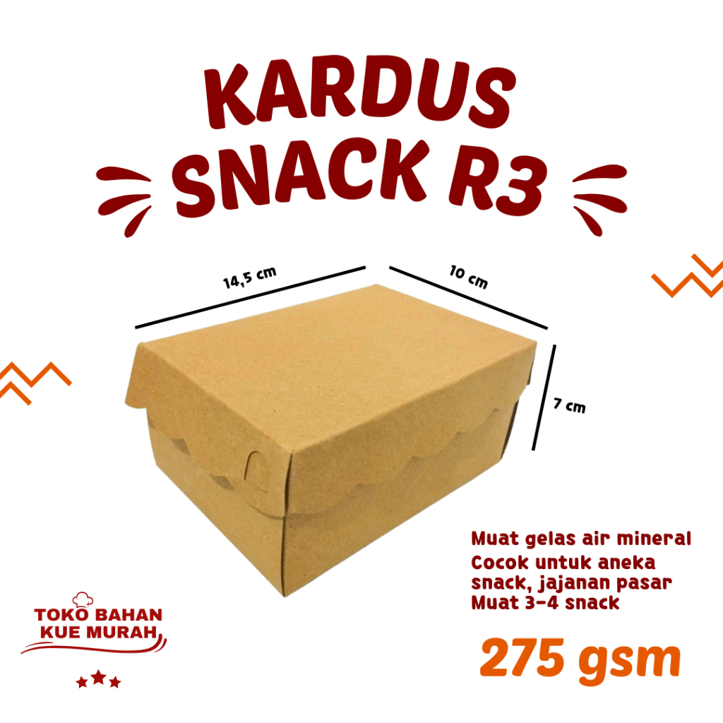 Jual KARDUS R3 MUAT AIR MINERAL GELAS DAN 3-4 SNACK / KARDUS R3 ...