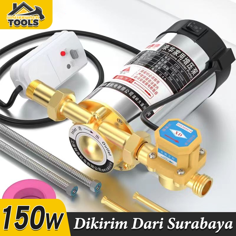 Jual 100W/150W Water Pompa Booster Otomatis Rumahan Pendorong Air ...