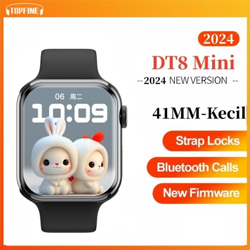 Jual GARANSI DT8 MINI 41mm Smart Watch Bluetooth Call NFC GPS Tracker Fitness Heart Rate Alarm ...