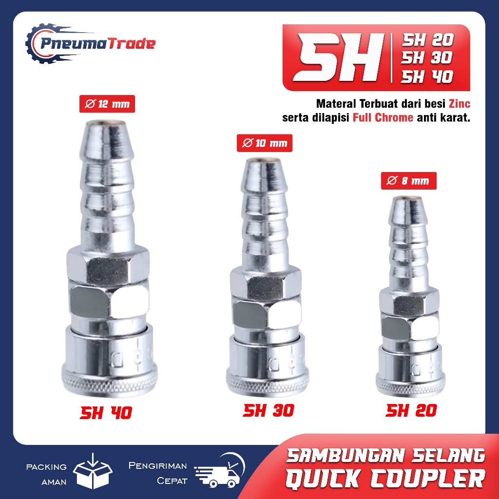 Jual Quick coupler sambungan selang PF coupling PF SAMBUNGAN SELANG ANGIN COUPLER SF-PF-SH-PH-SM ...