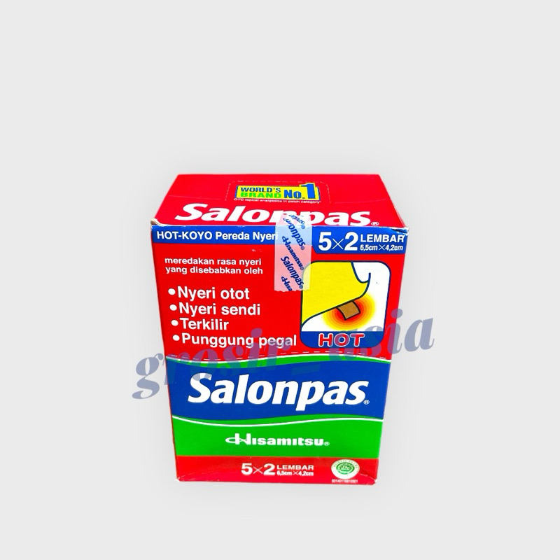 Jual Salonpas Hot 1 Box Isi 10 Sachet | Shopee Indonesia