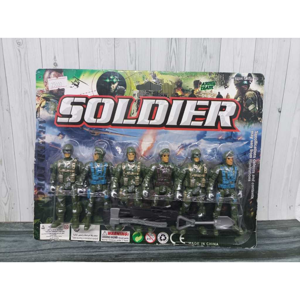 Jual MAINAN ANAK FIGURE SET ROBOT / ROBOT PASUKAN TENTARA SOLDIER ISI 6PC | Shopee Indonesia