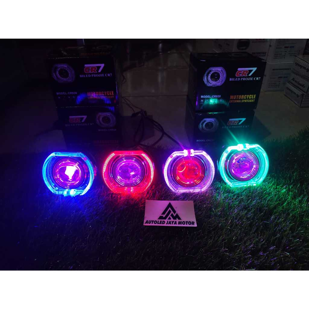 Jual Lampu utama Led biled laser cut off lengkap devil 30 watt + shroud ...