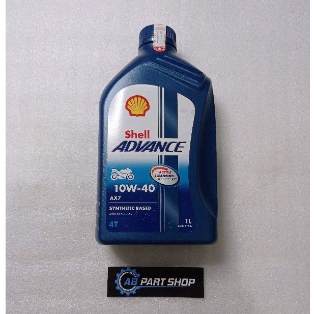 Jual Oli Shell Advance AX7 10W-40 1Liter Original | Shopee Indonesia