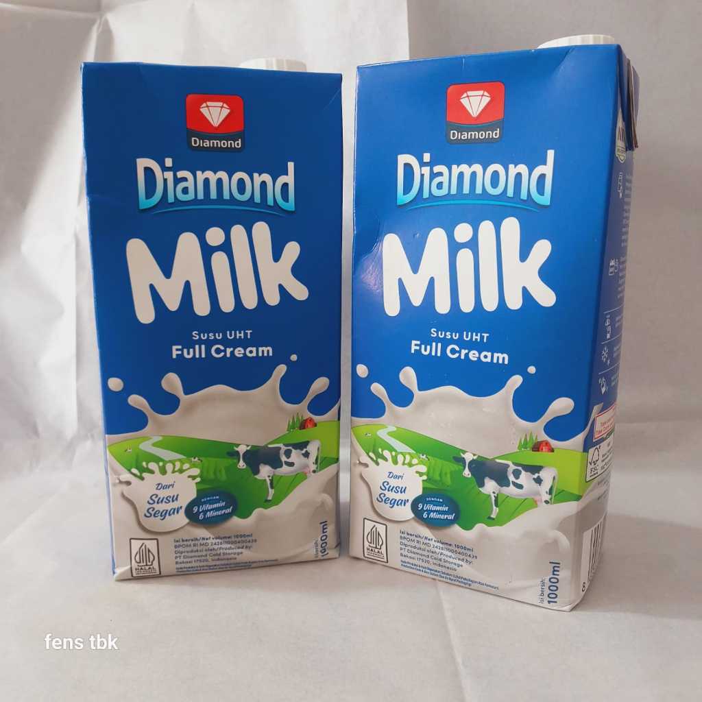 Jual SUSU DIAMOND UHT FULL CREAM 1 LITER | Shopee Indonesia