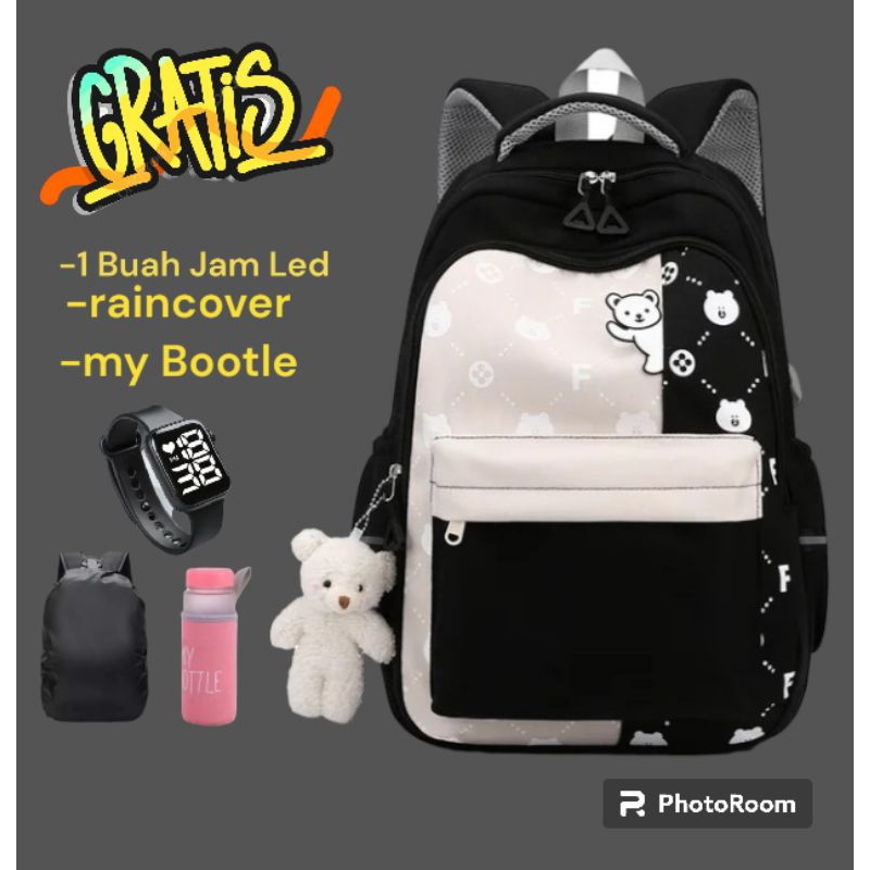 Jual DBS PANDA INTIP Tas Punggung Ransel Sekolah Anak Perempuan SD ...