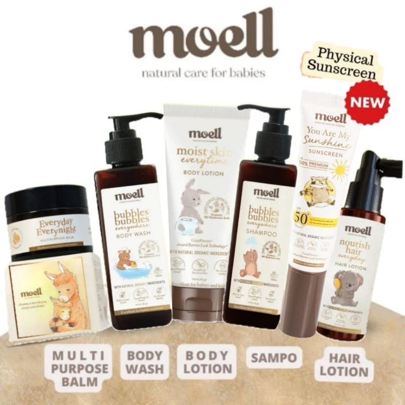 Jual Moell Hair Lotion | Moell Shampoo | Moell Body Wash | Moell Body ...
