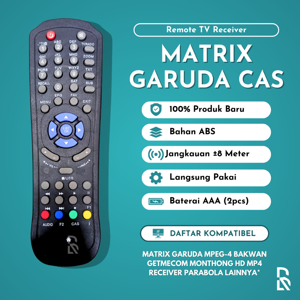 Jual Remote Receiver Parabola Matrix Garuda Burger Nex S2 Tombol Cas ...