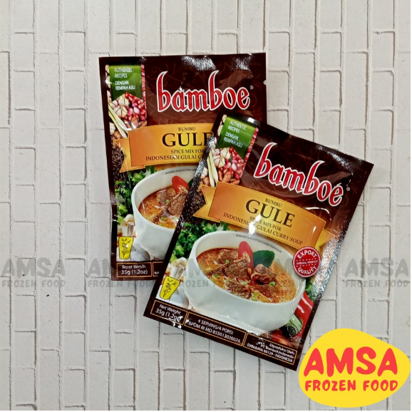 Jual Bamboe Bumbu Gule 35 gr / Bumbu Gulai Bambue Bamboe | Shopee Indonesia