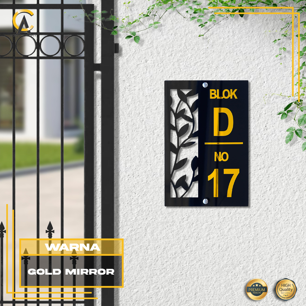 Jual Plat Nomor Rumah Mozaik / Plat No Rumah Custom (BLOK&NO) | Shopee ...