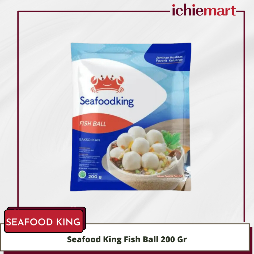 Jual Seafood King Fish Ball Bakso Ikan 200 Gr | Shopee Indonesia