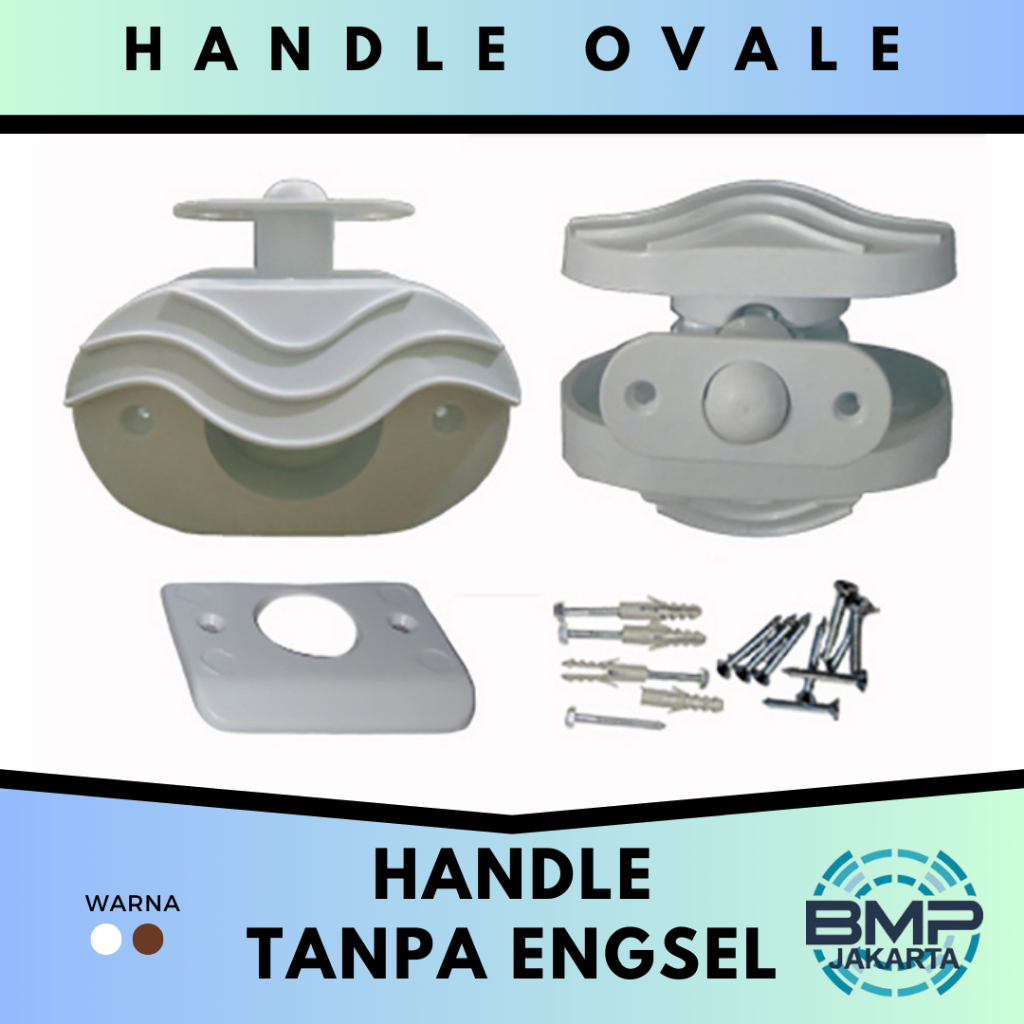 Jual Kunci Selot Bulat Oval Handle Selop PVC otomatis grandel/ Part ...