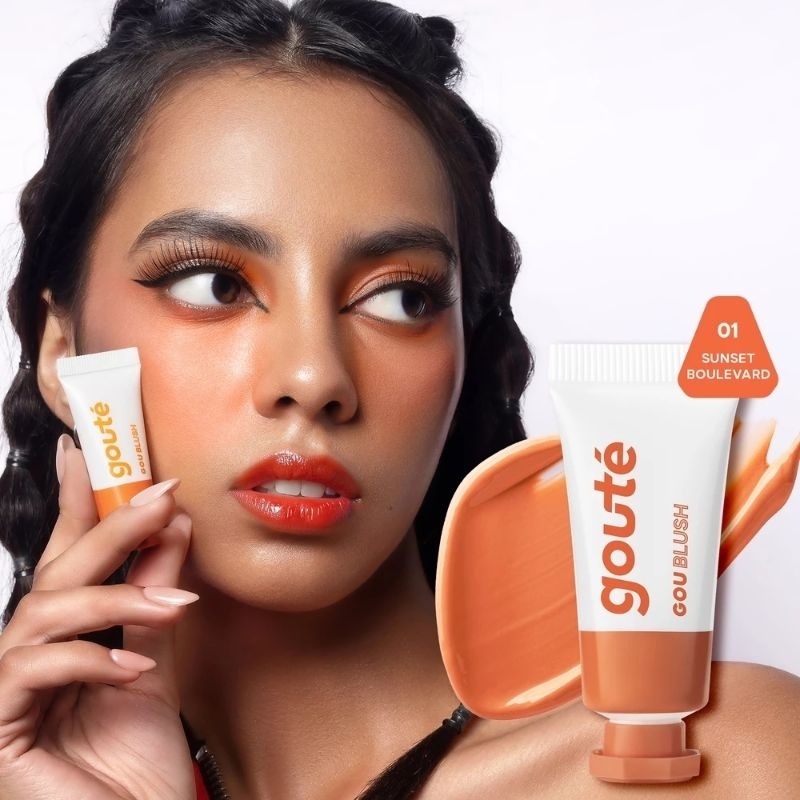 Jual gouté Goublush All in One Cream Blush for Blush On, Eye Shadow & Color Corrector ...