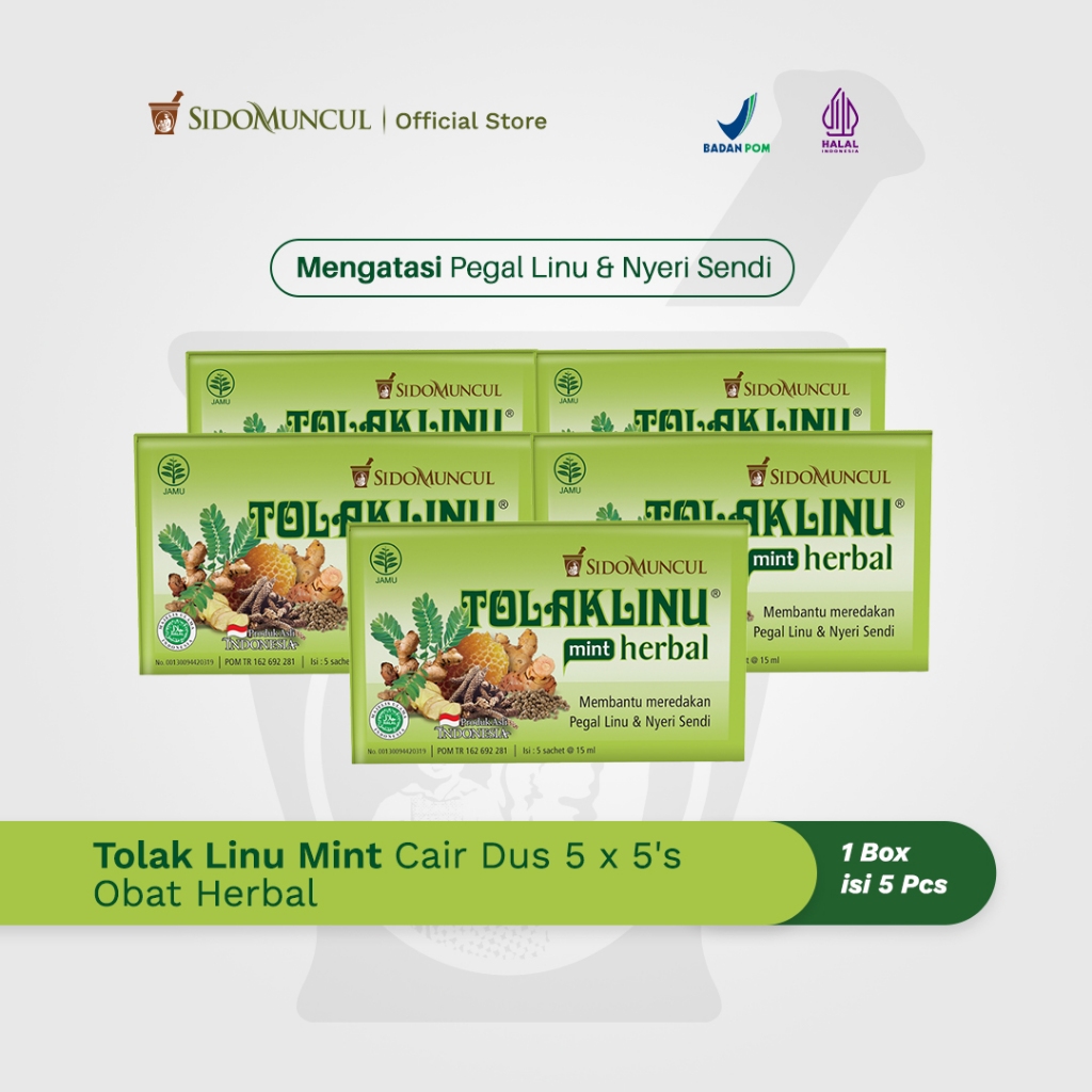Jual Tolak Linu Mint Cair Dus 5x5's Obat Herbal - Pegal Linu Nyeri ... Jual Tolak Linu Mint Cair Dus 5x5's Obat Herbal - Pegal Linu Nyeri ...