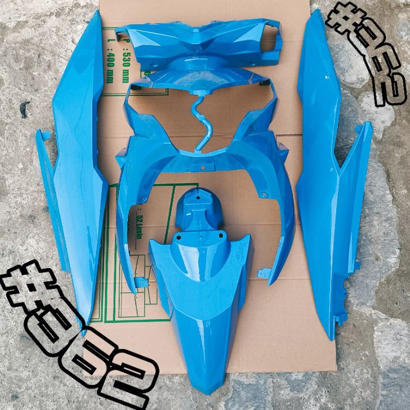 Jual FULL HALUS BODY MOTOR HONDA BEAT FI ECO ESP DIGITAL BIRU MUDA 2016 ...