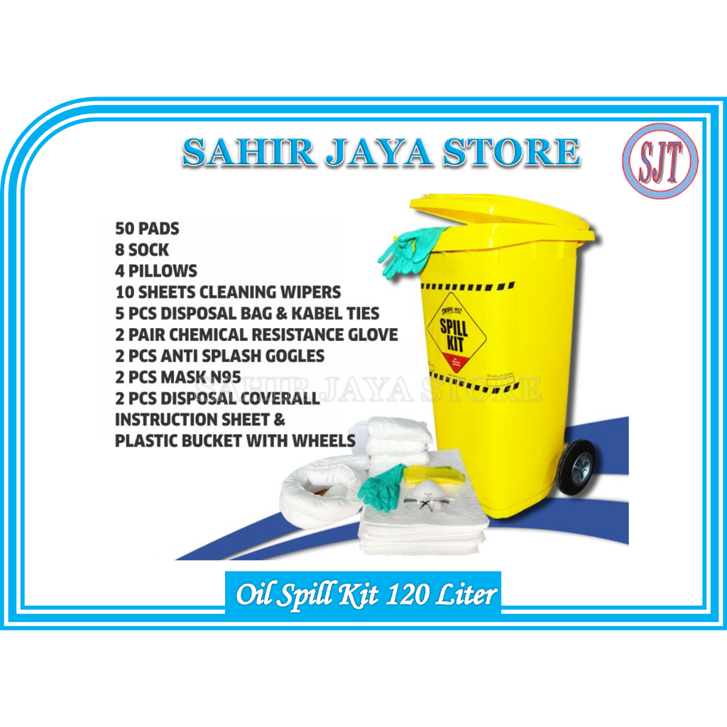 Jual OIL SPILL KIT 120L SWIPE ALL P89 Harga Murah Kemasan Box | Shopee ...