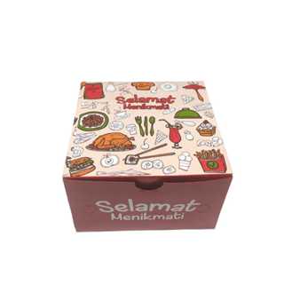 Jual Kardus Box Nasi Catering 18x18 20x20 / Dus Box Besek Kotak Nasi 18 ...