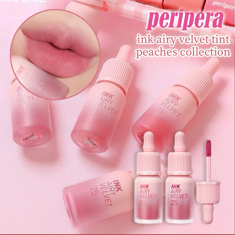 Jual PERIPERA - Ink Airy Velvet Lip Tint Peach Collection - PERIPERA ...