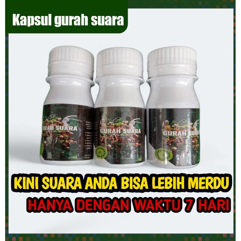 Jual HERBAL GURAH / PEMERDU SUARA / KAPSUL GURAH / OBAT BATUK SESAK ...