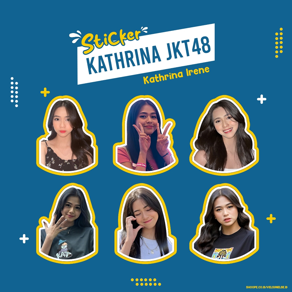 Jual [ ISI 6 ] Sticker Pack JKT48 Lucu Aesthetic High Quality | Shopee ...