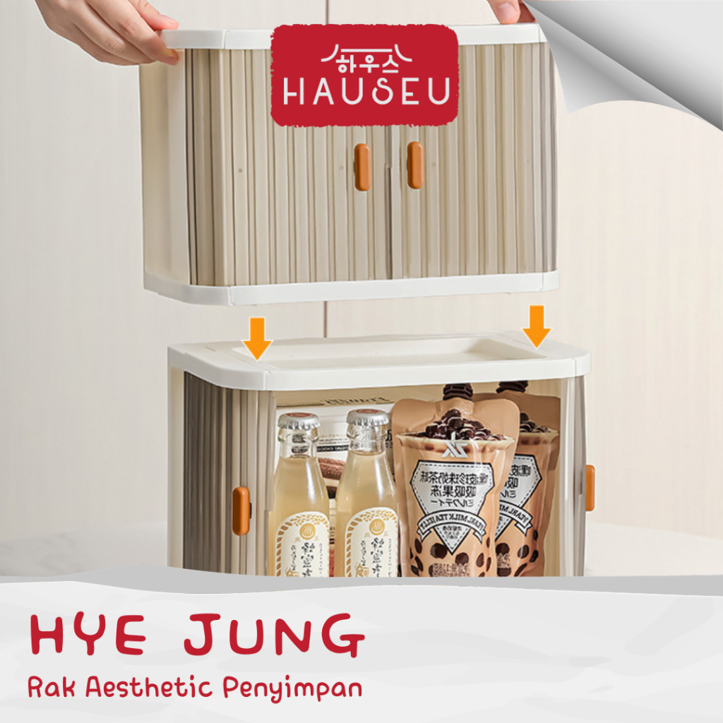 Jual 【HAUSEU】HYE JUNG Box Organiser Meja Mudah Penyimpanan Peralatan ...