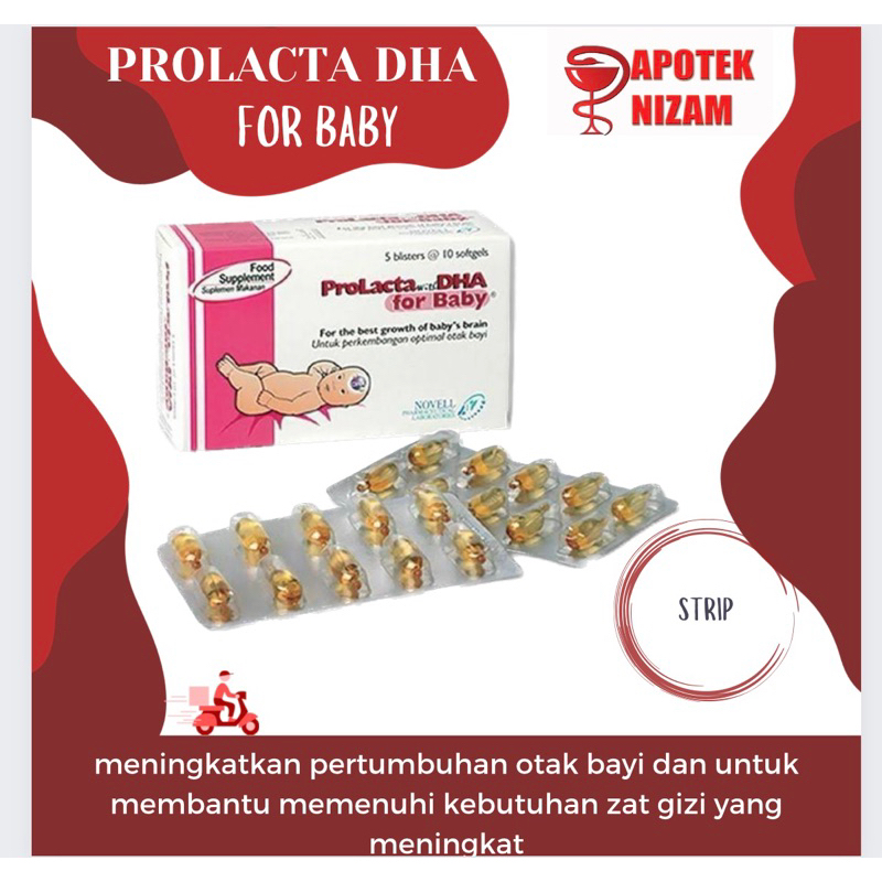 Jual Prolacta DHA for Baby Strip isi 10 Kaps | Prolacta for Mother ... Jual Prolacta DHA for Baby Strip isi 10 Kaps | Prolacta for Mother ...