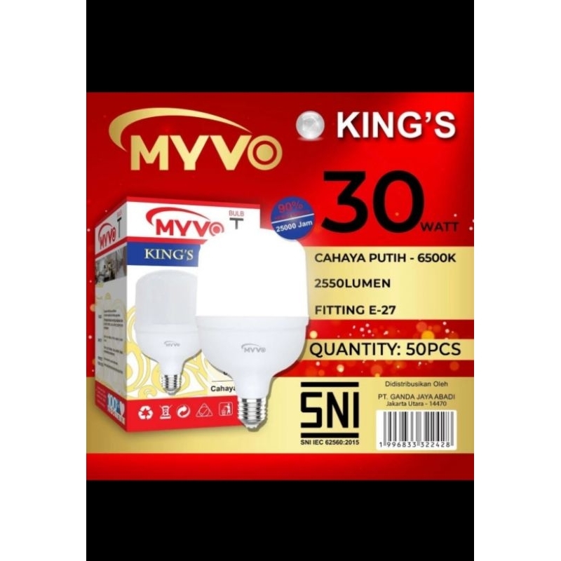 Jual LAMPU MYVO KING T 5,10,15,20,30,40,50,60W KAPSUL MURAH MERIAH ...