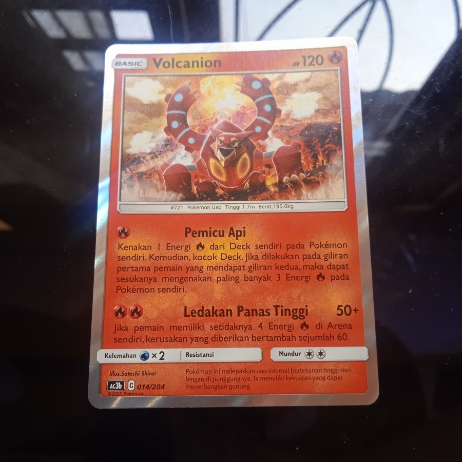 Jual Volcanion AC3B 014/204 R Foil TCG Trading Card Game Pokemon Indonesia | Shopee Indonesia