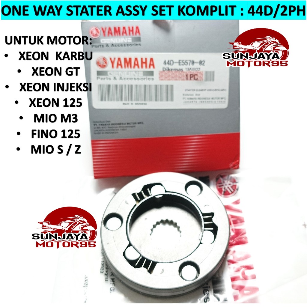 Jual One Way Stater Xeon Karbu / Xeon RC / Mio Soul GT 125 / Fino FI ...