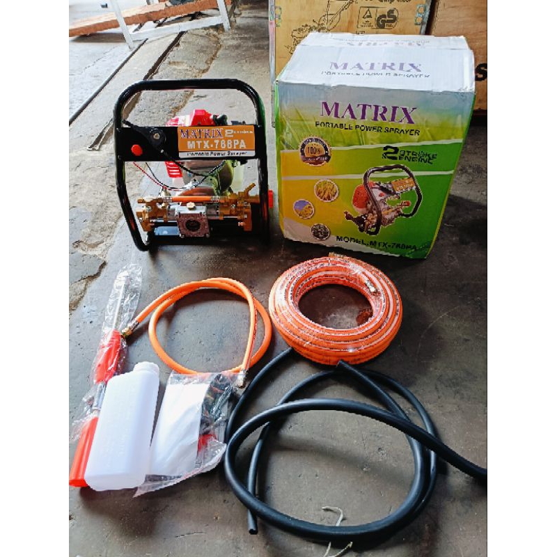 Jual mesin semprot pertanian portable MATRIX 768-pa / BADJA 2tak ...