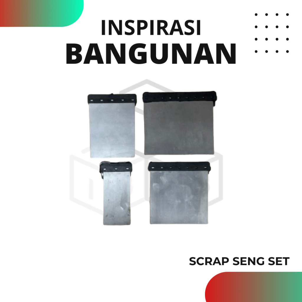 Jual Kape Set Kape Seng Plat Putty Scraper Set Rakel Scrap Scraper ...
