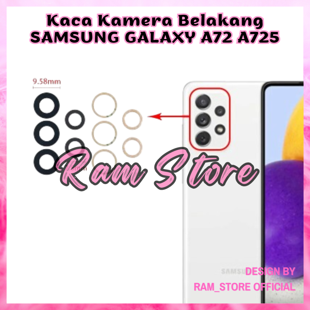 Jual Lensa Kamera SAMSUNG GALAXY A72 A725 Kaca Camera Lens Lense ...