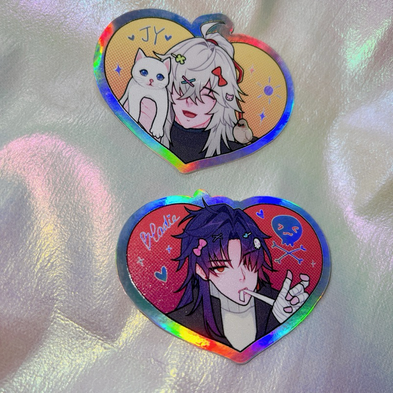 Jual Honkai Star Rail HSR Jingyuan Blade premium holographic sticker ...