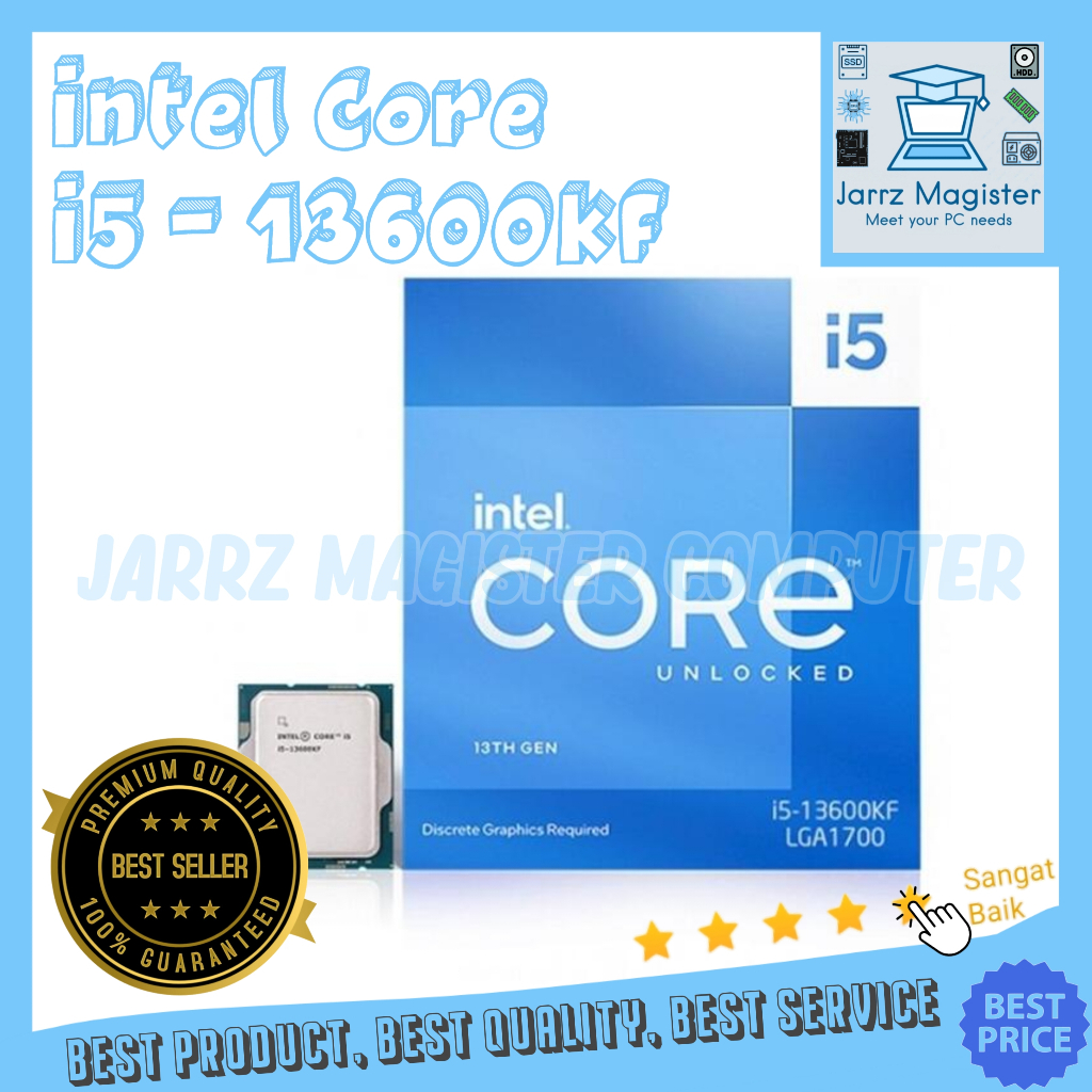 Jual Processor Intel core i5 13600KF socket 1700 | Processor i5 Gen 13 ...