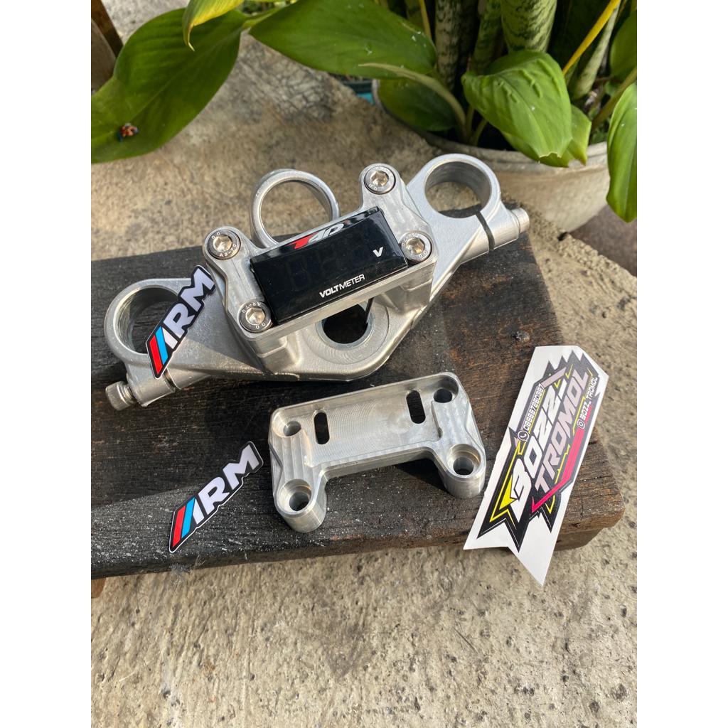 Jual BREKET STANG NINJA CNC SET VOLMETER BY ARM/ KLEM STANG STIR PNP ...
