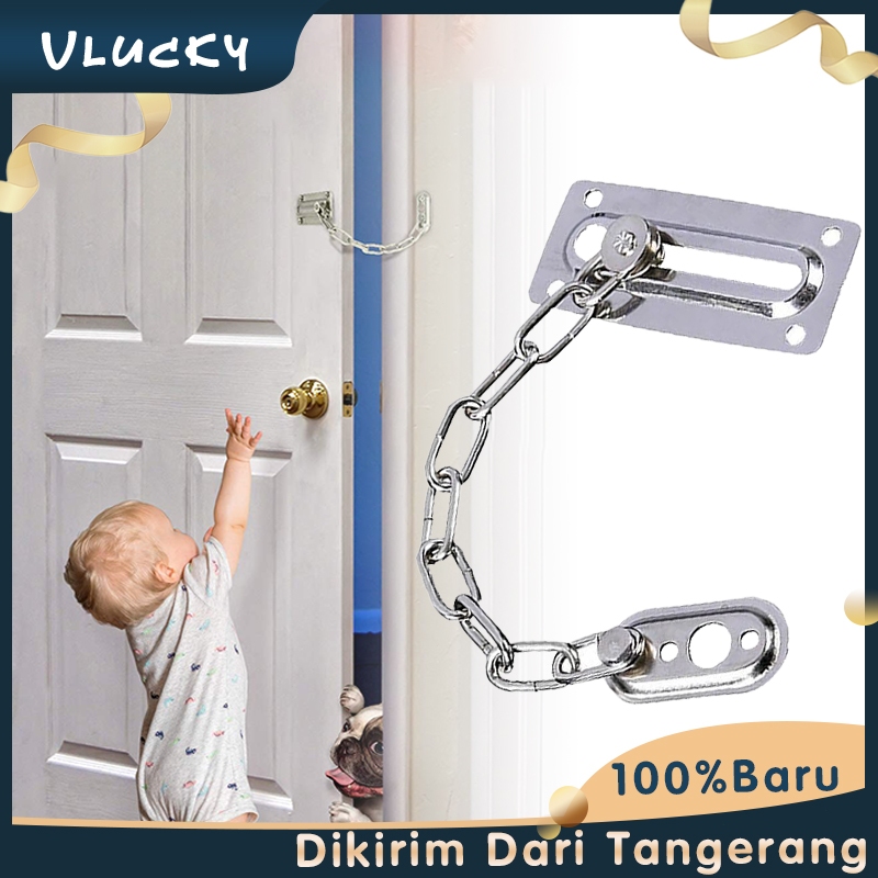 Jual Grendel Rantai Pintu Slot Rantai Pintu Rumah Stainless Door Chain ...