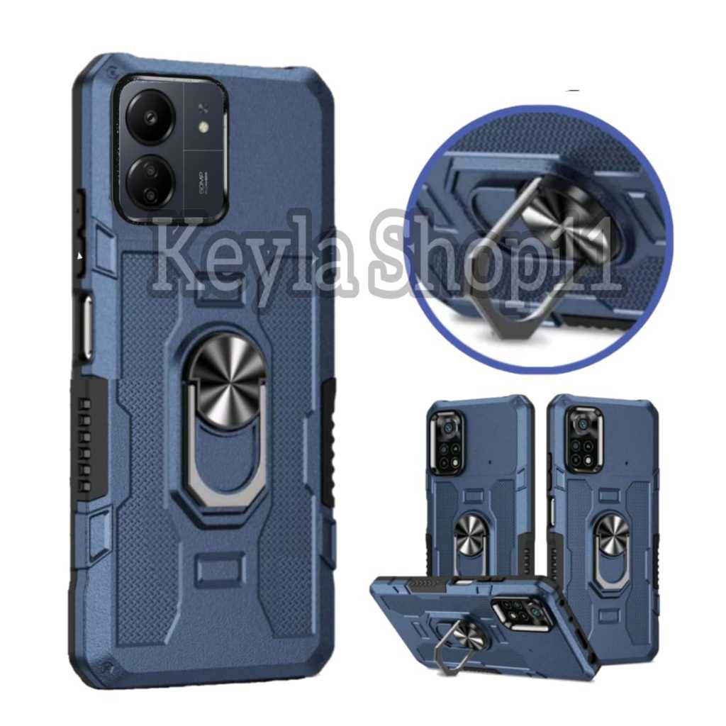 Jual Casing HP Untuk XIAOMI REDMI 13C Case Hit Eye Ring Hardcase Robot ...