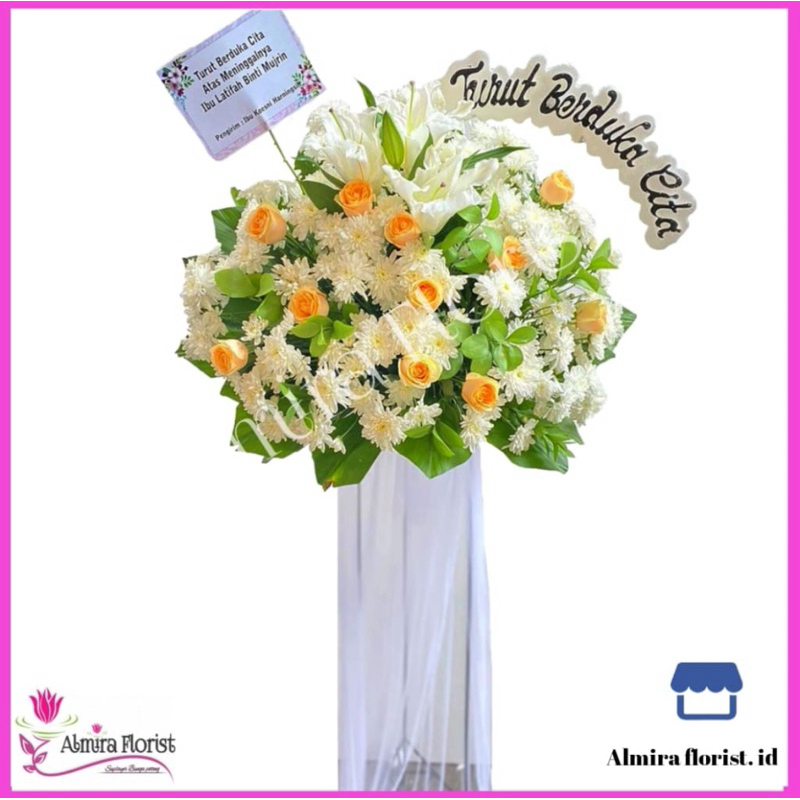 Jual Karangan bunga segar standing flower | Bunga asli segar | Shopee ...