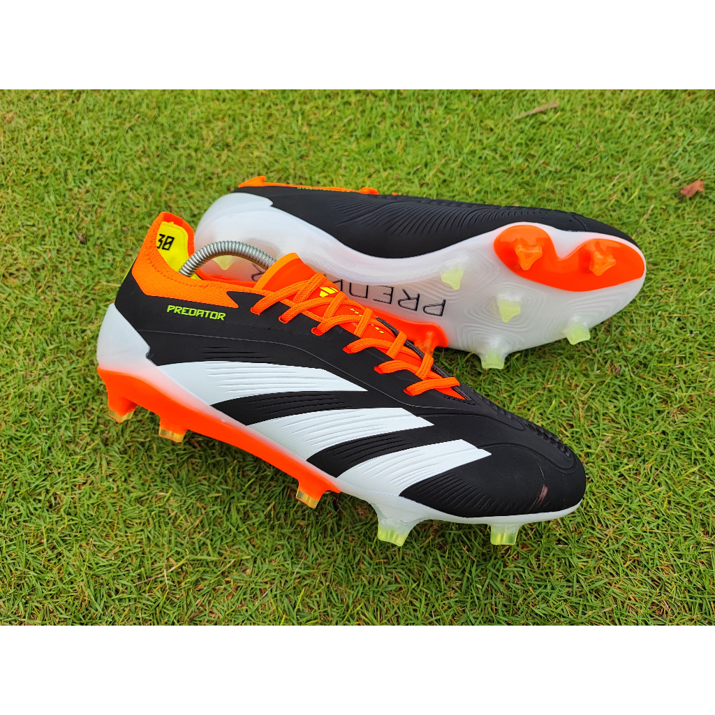 Jual Sepatu Sepak Bola Soccer Adidas Predator 30 FG - Black Solar Red ...