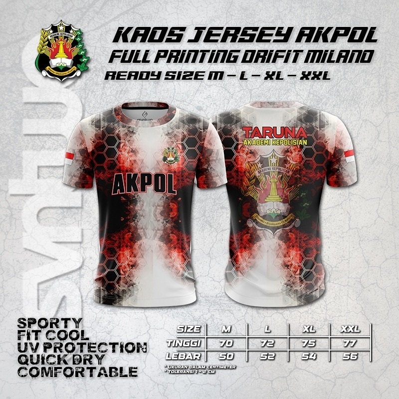 Jual KAOS JERSEY AKPOL FULLPRINTING /JERSEY TARUNA AKPOL/ KAOS AKADEMI ...