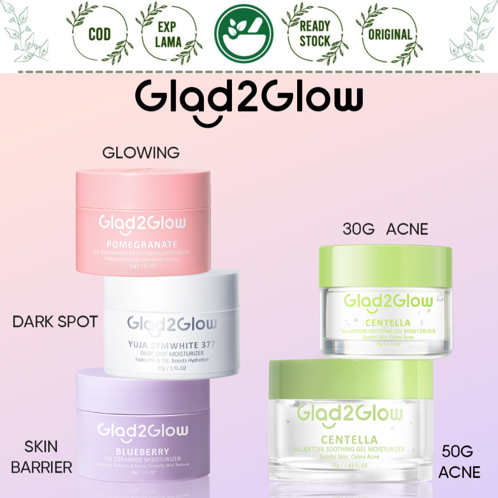 Jual GLAD2GLOW CENTELLA POMEGRANATE YUJA SYMWHITE 377 BLUEBERRY ...