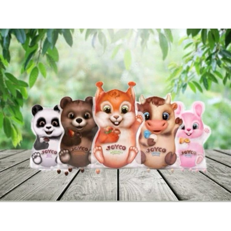 Jual JOYCO MILK CHOCOLATE CREAM HAZELNUT PEANUT DRAGEE COKELAT PANDA ...