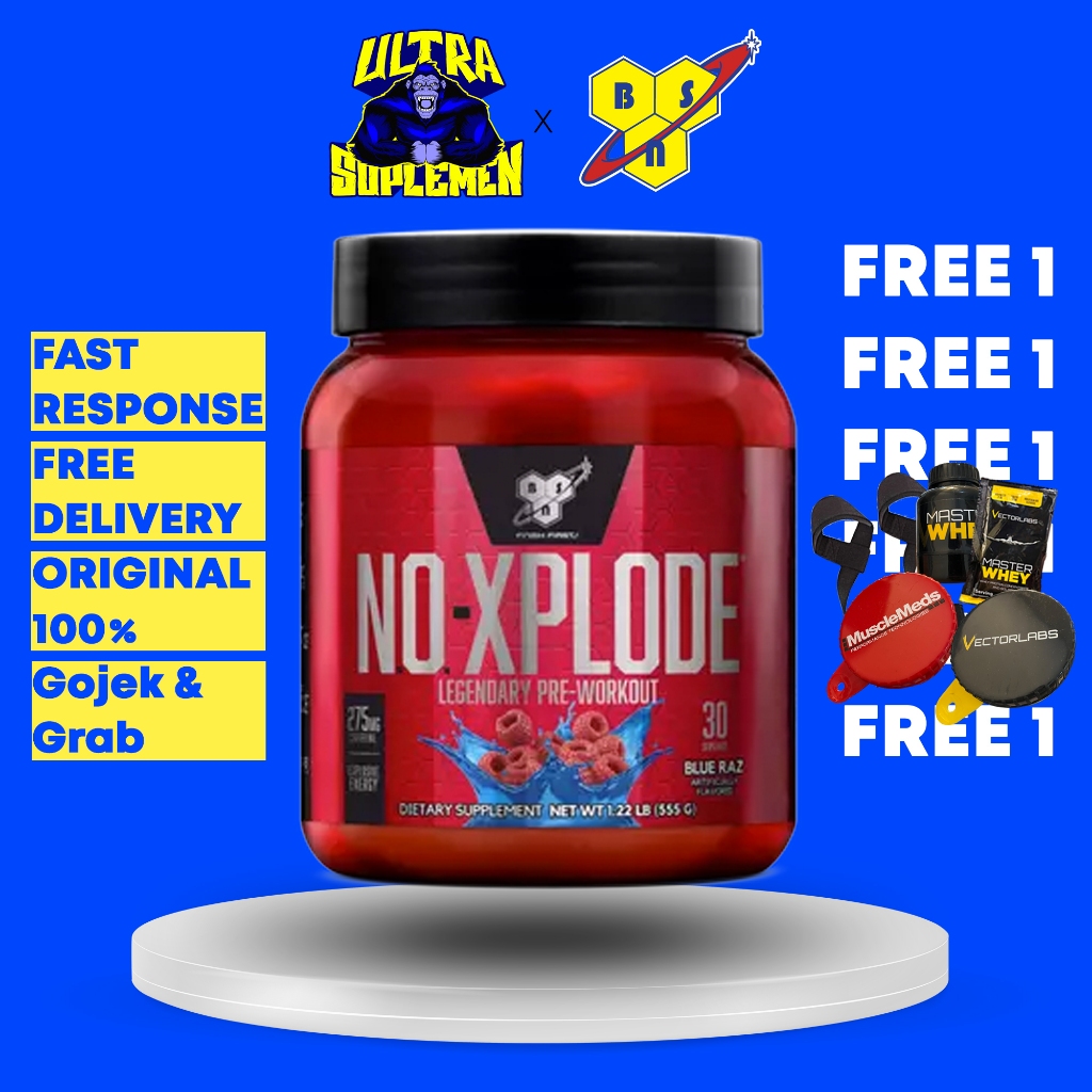 Jual BSN NO EXPLODE 3.0 30 SERVING 1.22LBS FREE SHAKER | Shopee Indonesia
