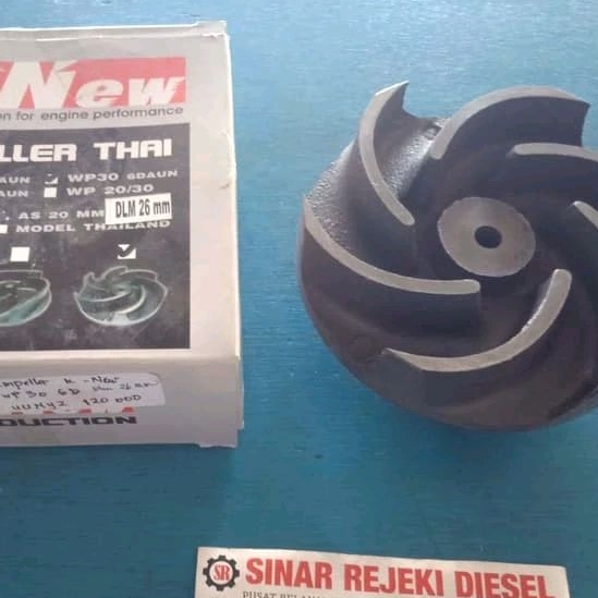 Jual Impeller Pompa Alkon Waterpump WP30 WP 30 3" 3 Inchi 3 Inch 6 Daun ...