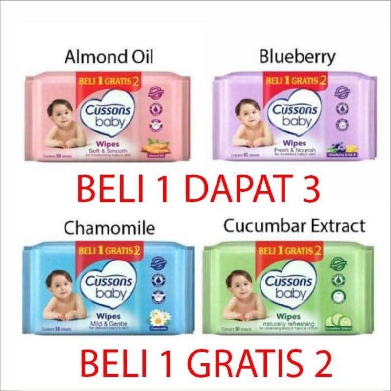 Jual Tissue Basah Cuccons - Tissue basah cussons baby beli 1 gratis 1 ...