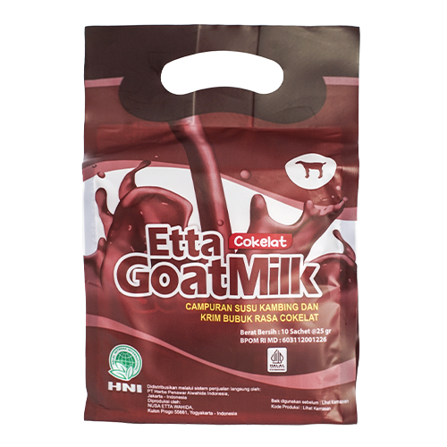 Jual Etta Goat Milk EGM Susu Kambing HNI HPAI Rasa Cokelat 250 gr Isi ...