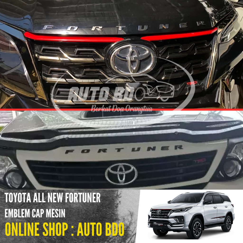 Jual Emblem Cap Mesin Fortuner Logo Cap Mesin | Shopee Indonesia