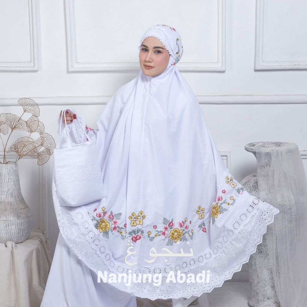 Jual Mukena Syahfa Bordir Padang Katun by Nanjung Abadi | Shopee Indonesia